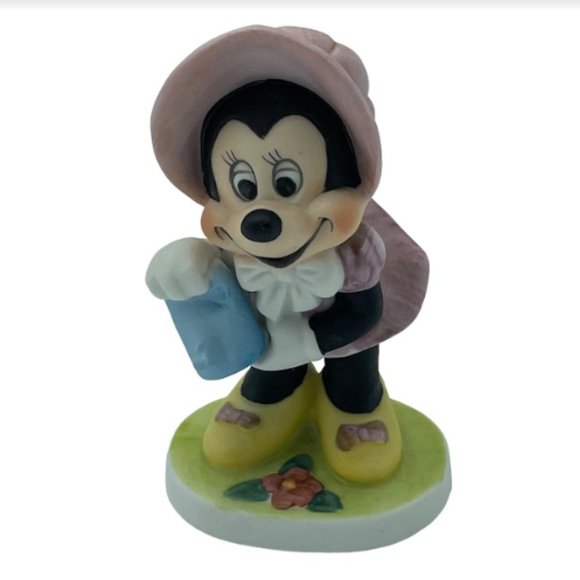 Disney | Accents | Vintage Minnie Mouse Watering Can Figurine Walt ...